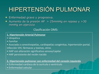 Caso clínico de Hipertensión pulmonar | PPT