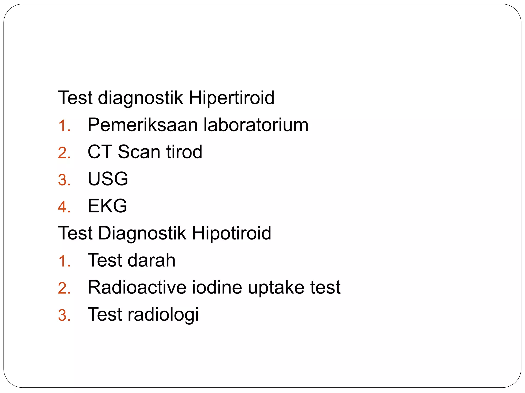 Hipertiroid dan Hipotiroid | PPTX
