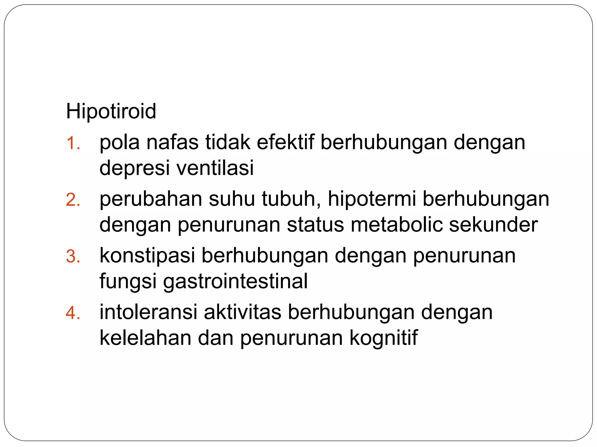 Hipertiroid dan Hipotiroid | PPTX