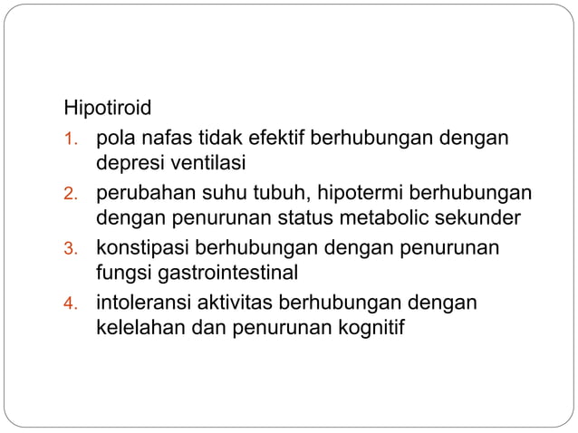 Hipertiroid dan Hipotiroid | PPTX