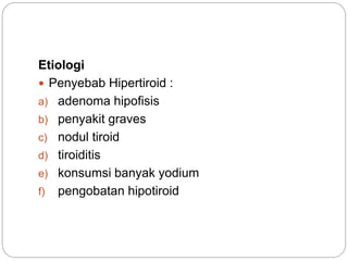 Hipertiroid dan Hipotiroid | PPTX