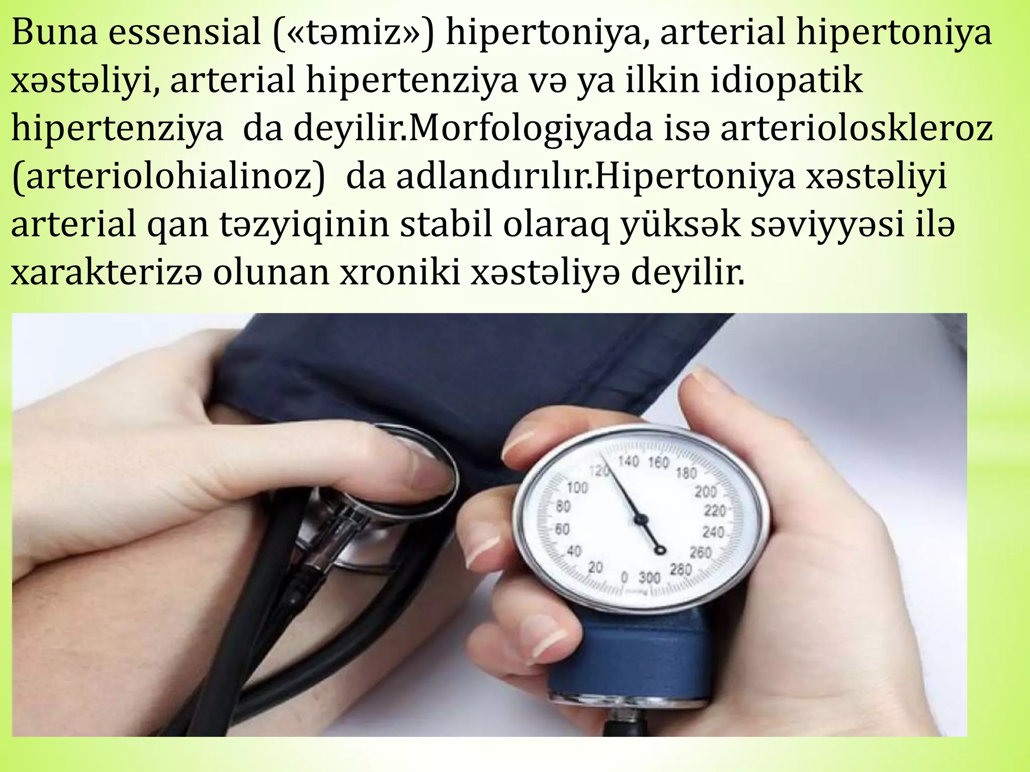 Hipertoniya xəstəliyi | PPT