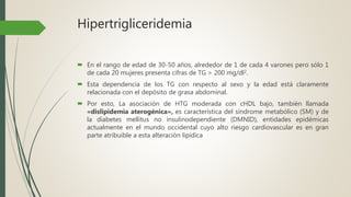 Hipertrigliceridemia y los fibratos | PPTX