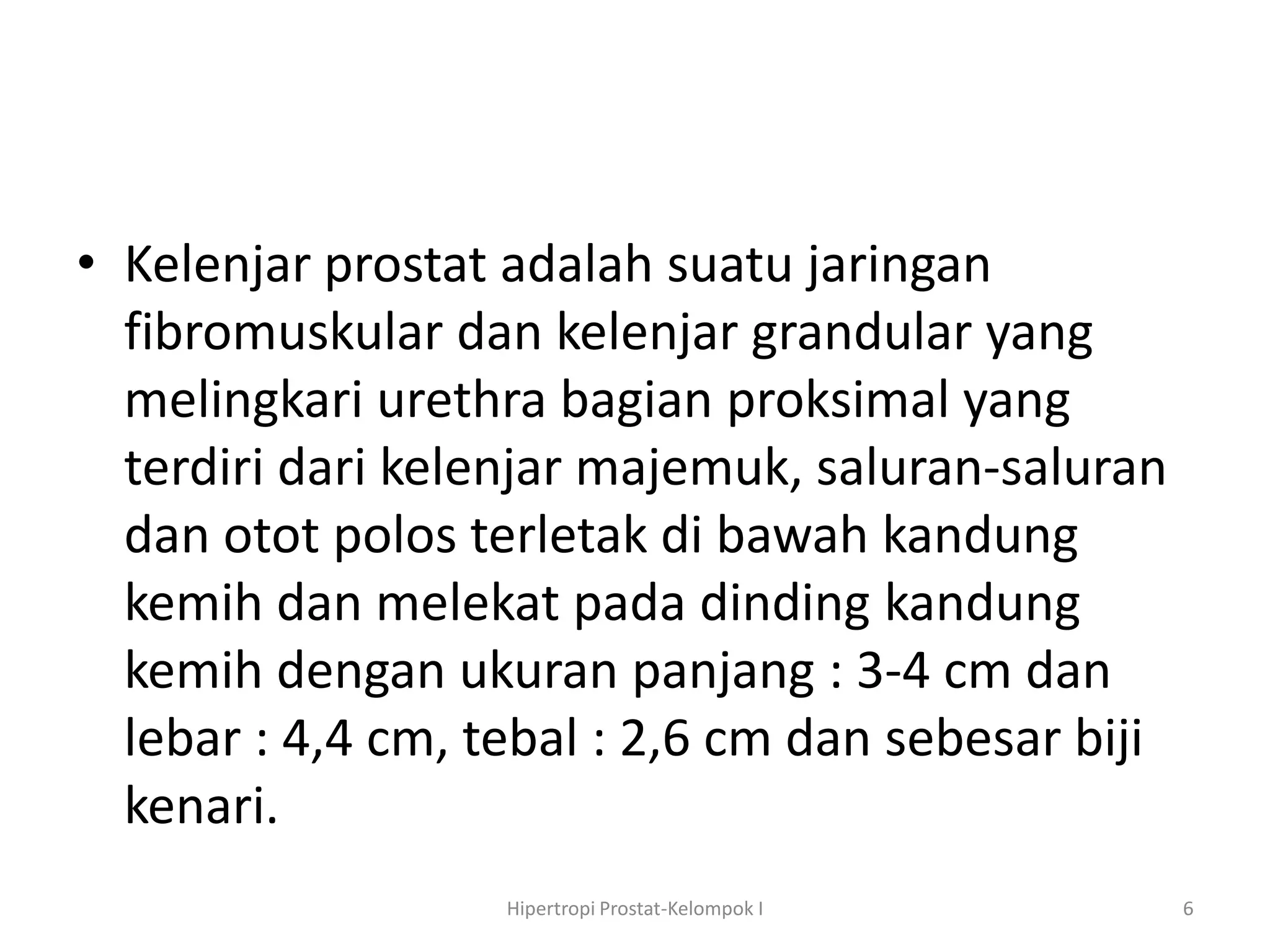 Hipertropi prostat | PPTX