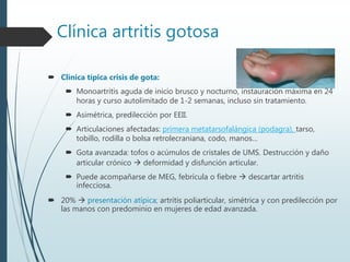 Hiperuricemia y artritis gotosa | PPTX
