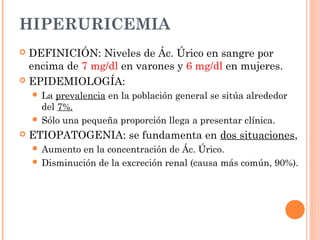 Hiperuricemia y frcv | PPT | Diseases and Conditions | Medical Health