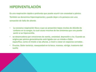 Hiperventilacion | PPTX | Lung and Respiratory Health | Diseases and ...