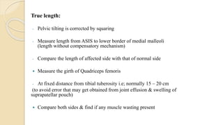 Hip examination | PPTX | Death, Injury, or Military Conflict ...