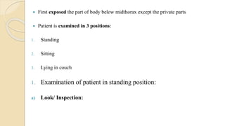 Hip examination | PPTX