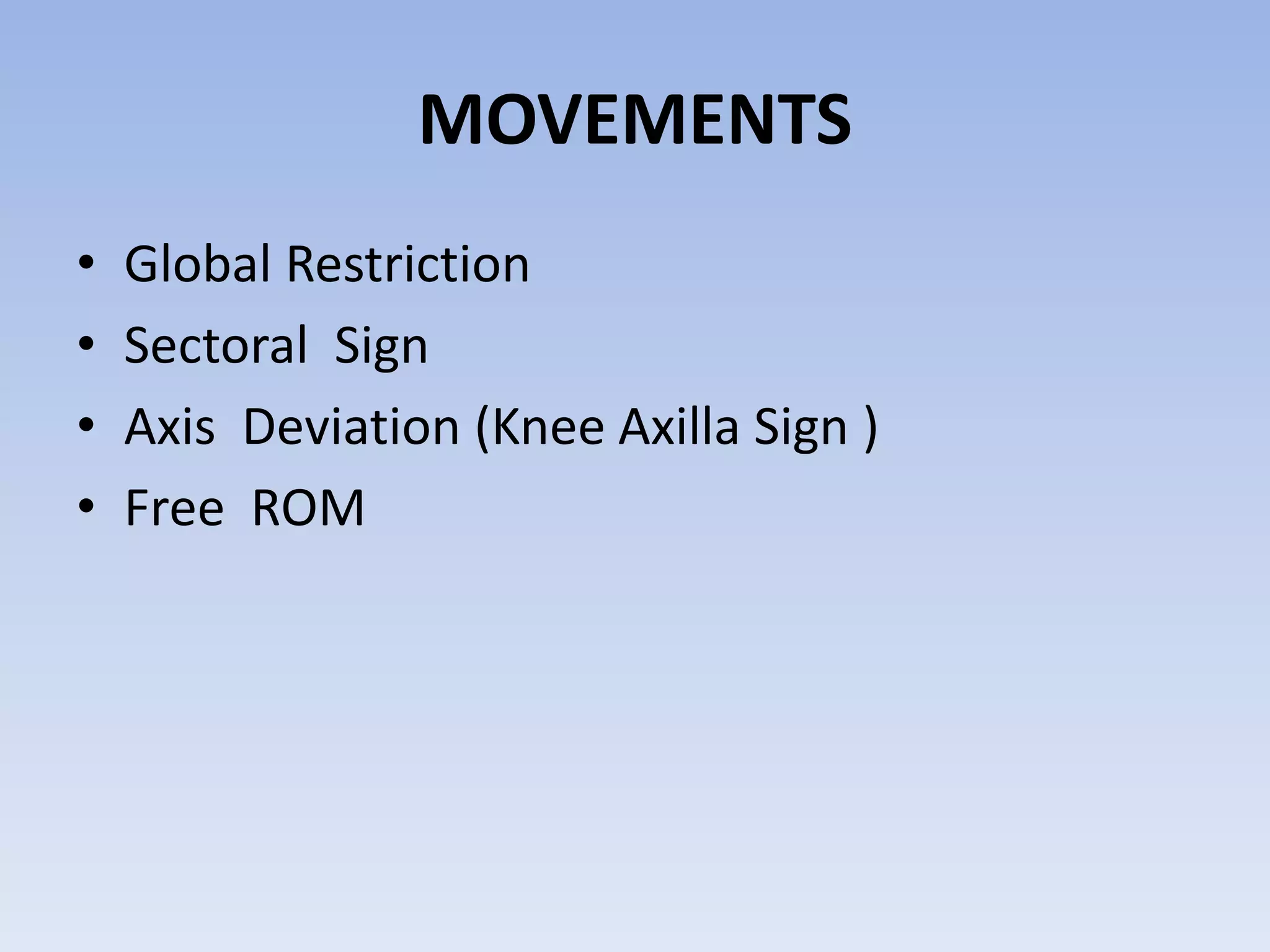 CLINICAL EXAMINATION OF HIP JOINT | PPTX