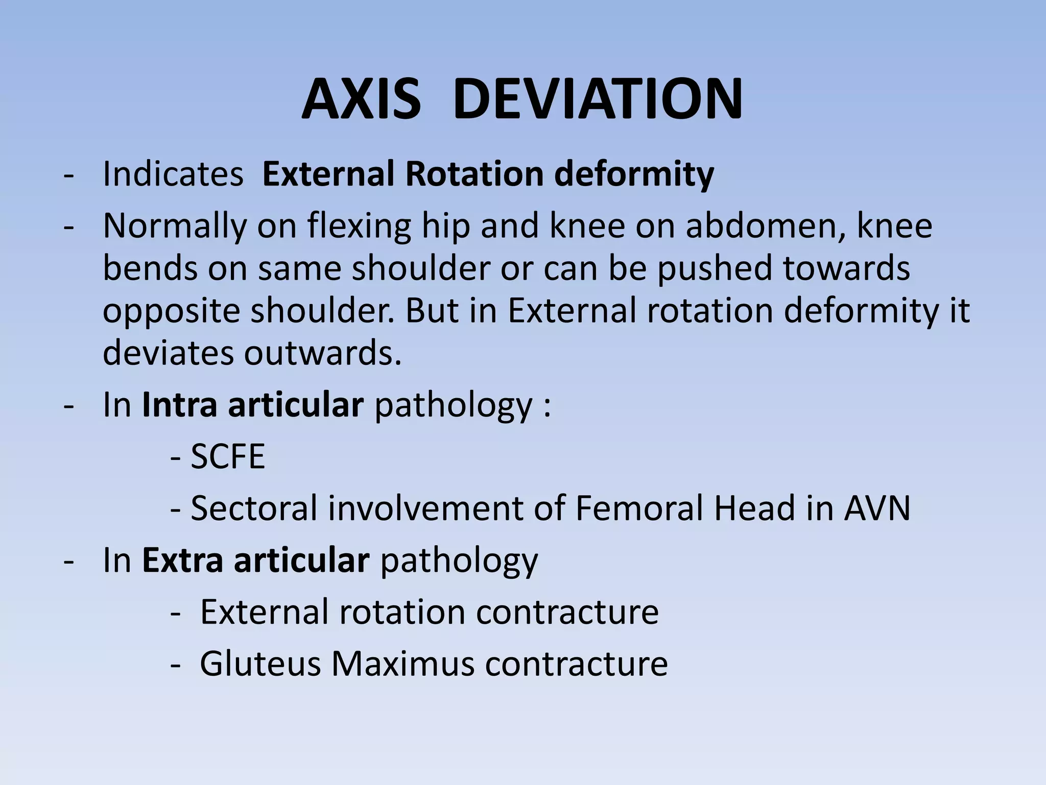 CLINICAL EXAMINATION OF HIP JOINT | PPTX
