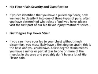 Hip flexor pain | PPTX