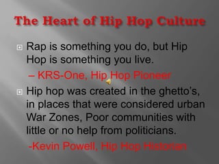 Hip hop | PPTX