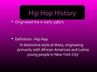 Hip hop | PPT