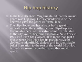 Hip hop | PPTX