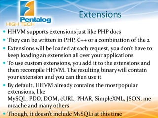 HipHop Virtual Machine | PPT