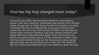 Hip hop | PPTX