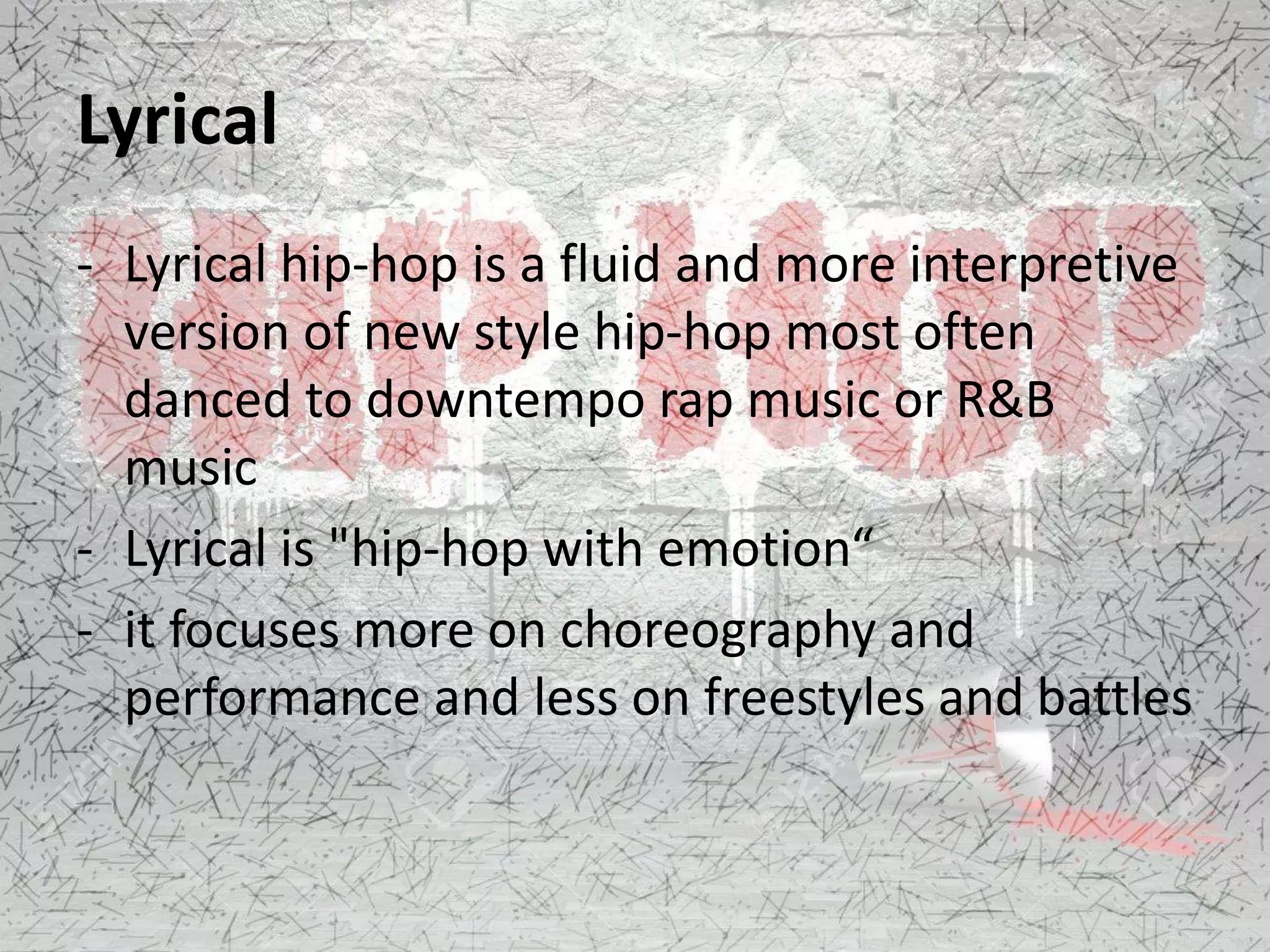 Hip hop | PPTX