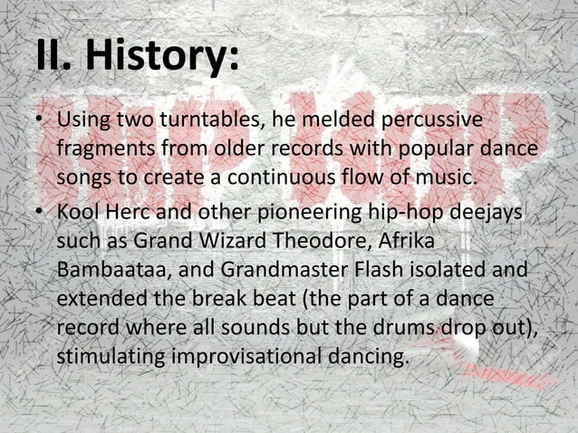 Hip hop | PPTX