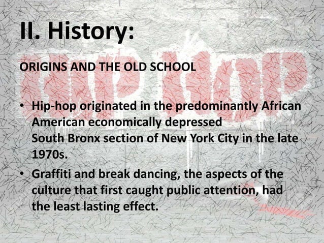 Hip hop | PPTX