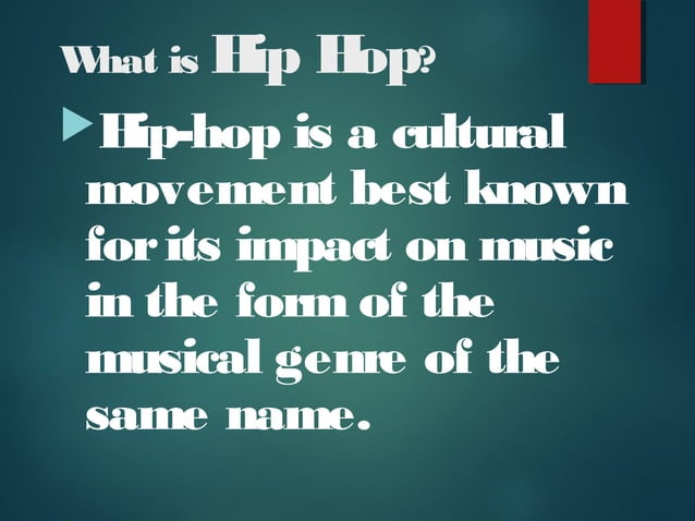 Hip hop | PPT