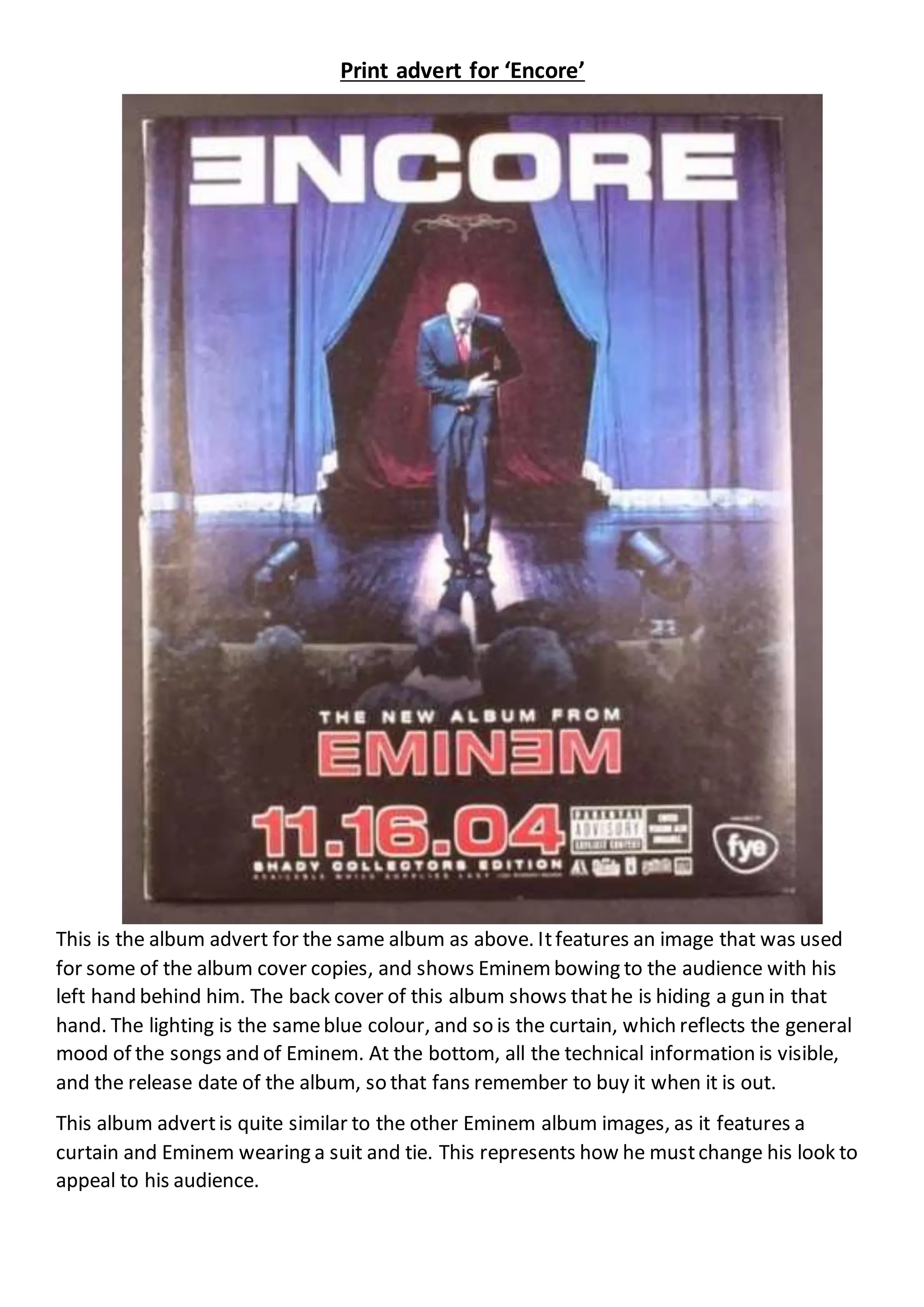 Hip hop album covers analysis | DOCX