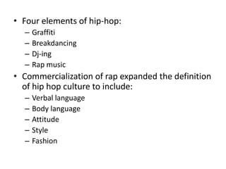 Hip hop generation slides | PPT
