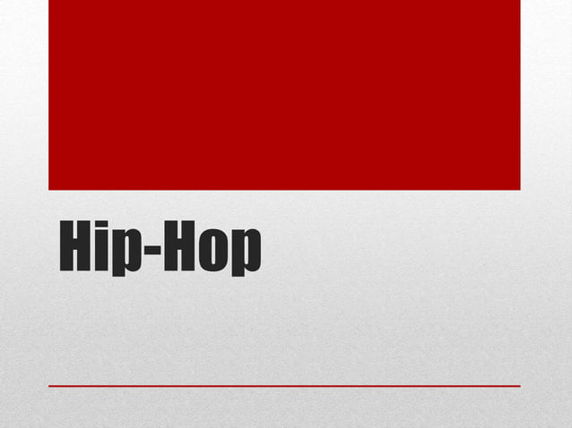 Hiphop genre | PPTX