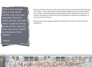 The Creation Story of Hip Hop | PDF