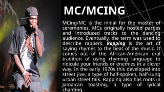 HIP HOP CULTURE AND BASIC MAPEH 10 - Overview | PPTX