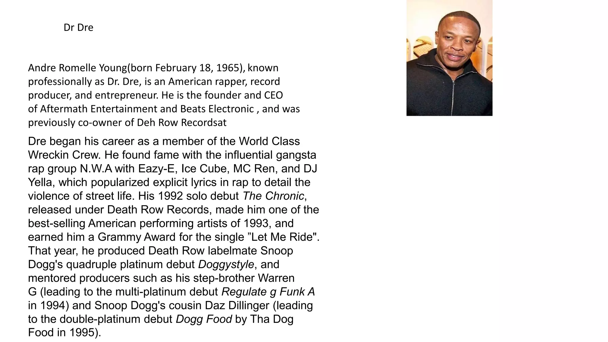 Hip hop presentation | PPTX