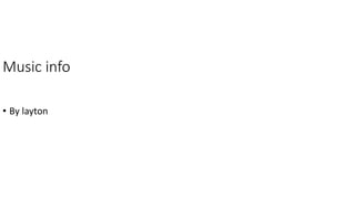 Hip hop presentation | PPTX