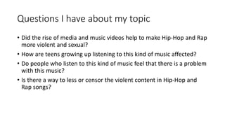 Hip hop rap negative powerpoint | PPTX