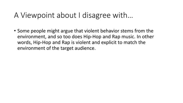 Hip hop rap negative powerpoint | PPTX | Hip Hop Music | Music