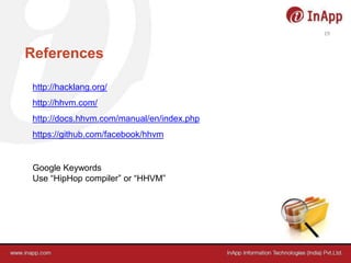 Hiphop - PHP | PPTX | Programming Languages | Computing