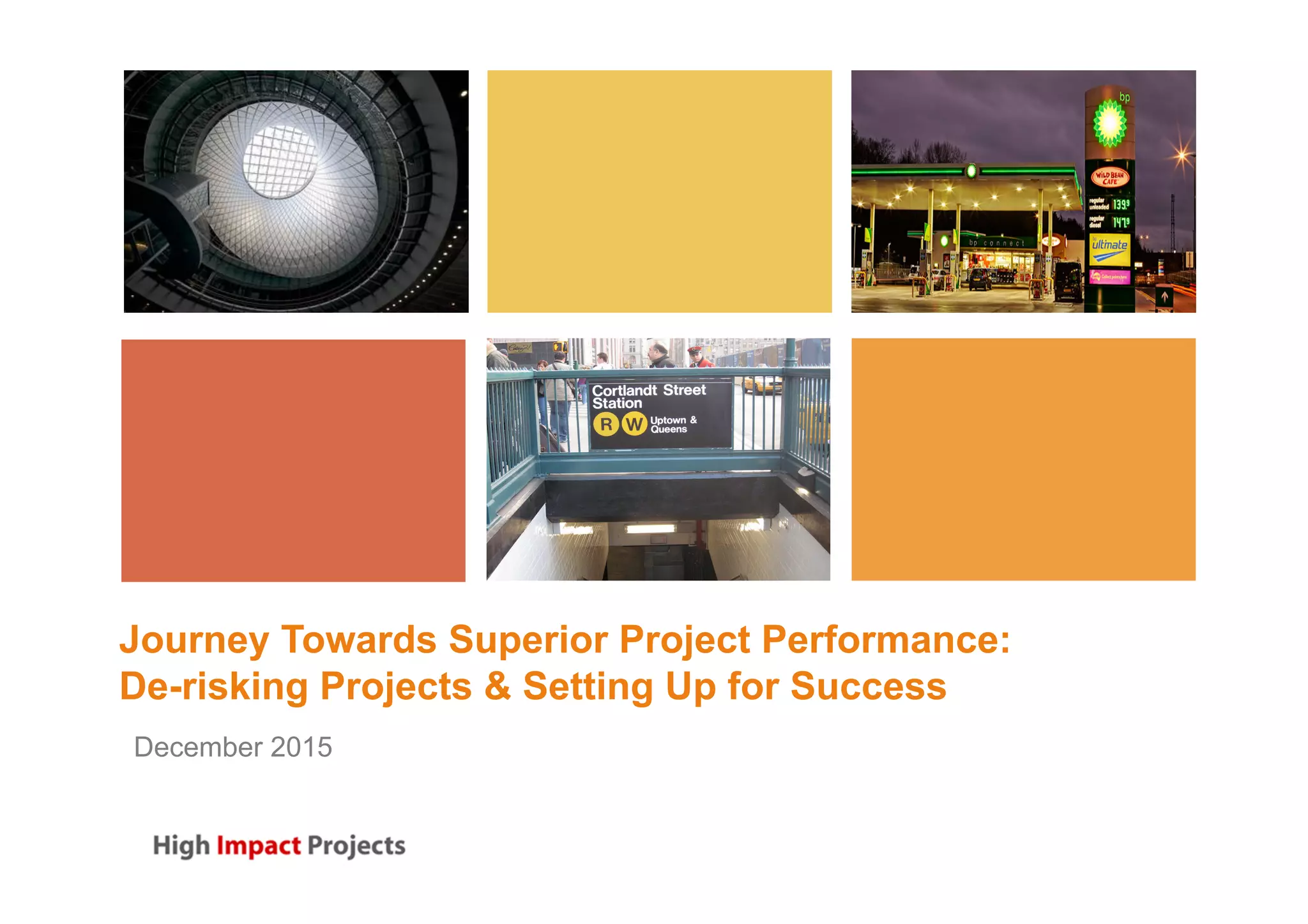 De-risking Projects and Setting up for High Performance Delivery | PDF