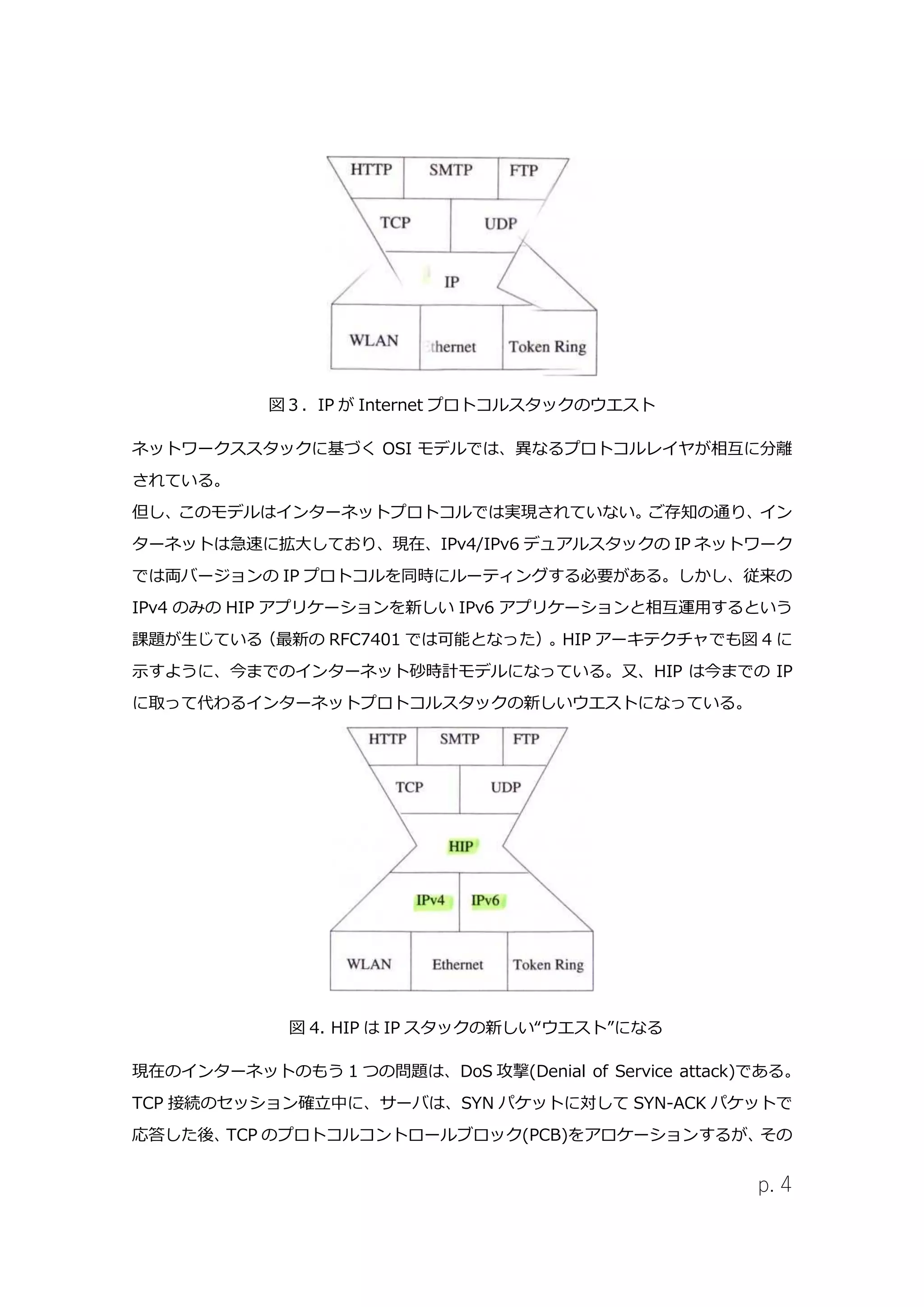 Hip関連資料 ホストid ロケータ分離(identifier-locator split)とは | PDF