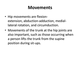 Hip joint | PPTX