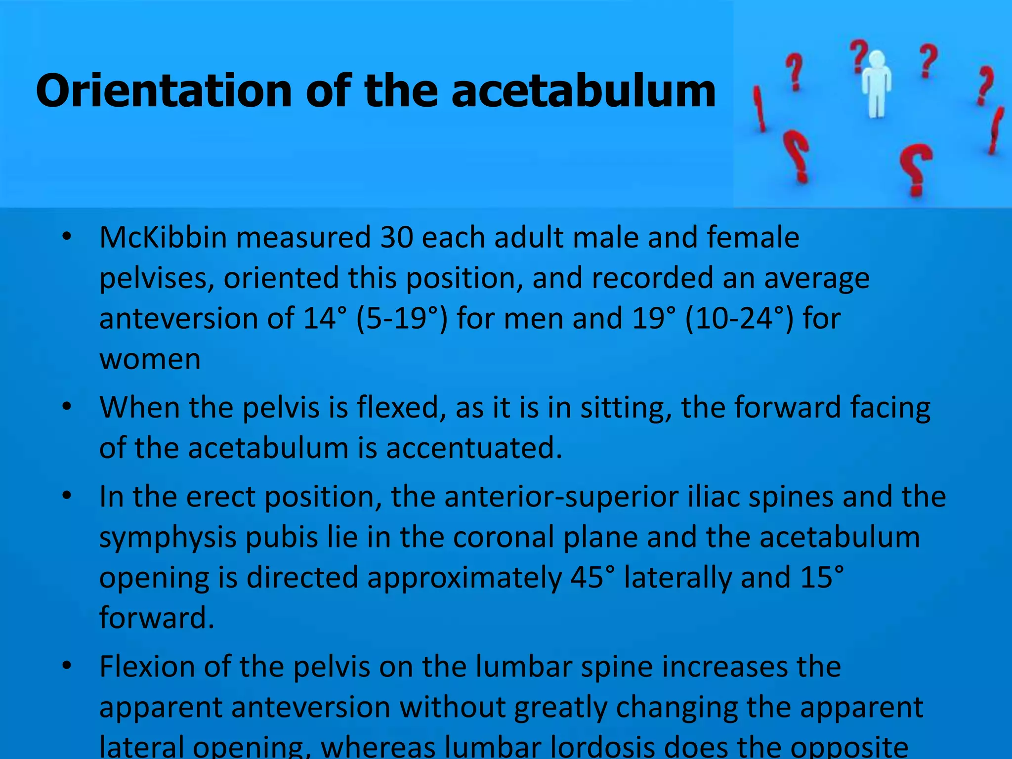 Hip joint anatomy and biomechanics | PPTX