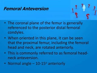 Hip joint anatomy and biomechanics | PPTX