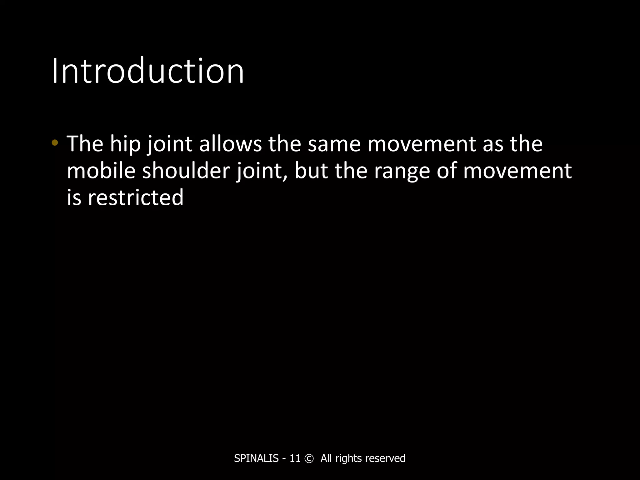 Hip joint anatomy | PPTX