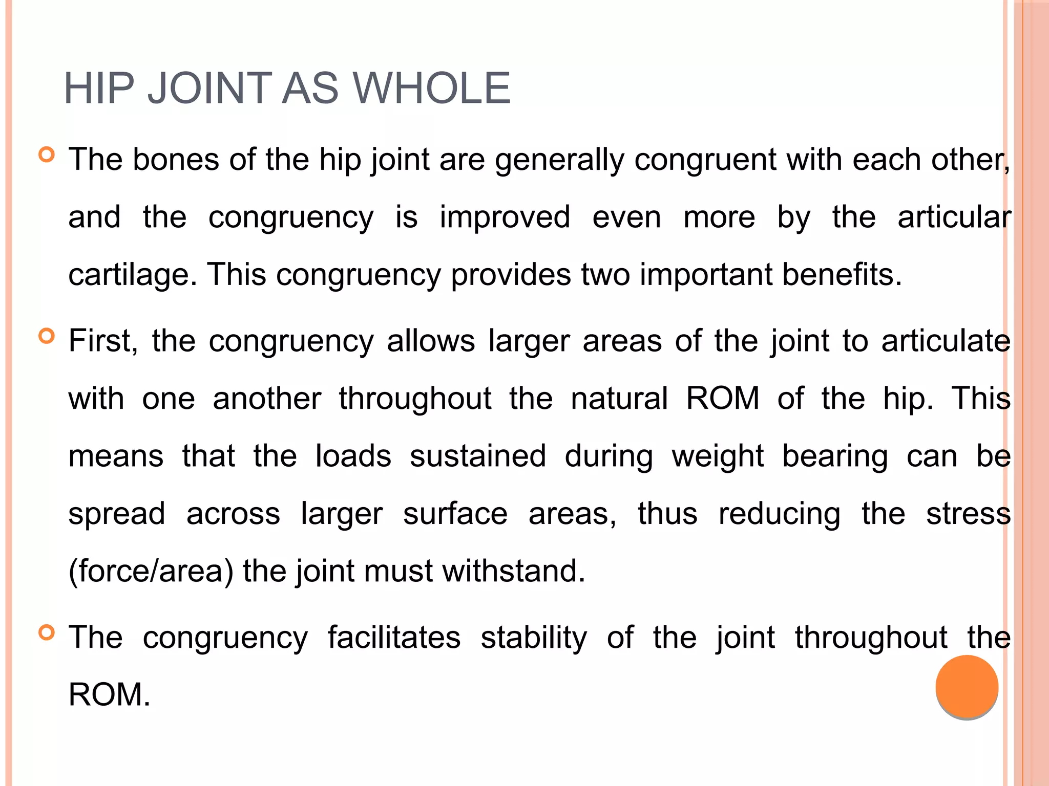 Hip joint biomechanics and pathomechanics | PDF