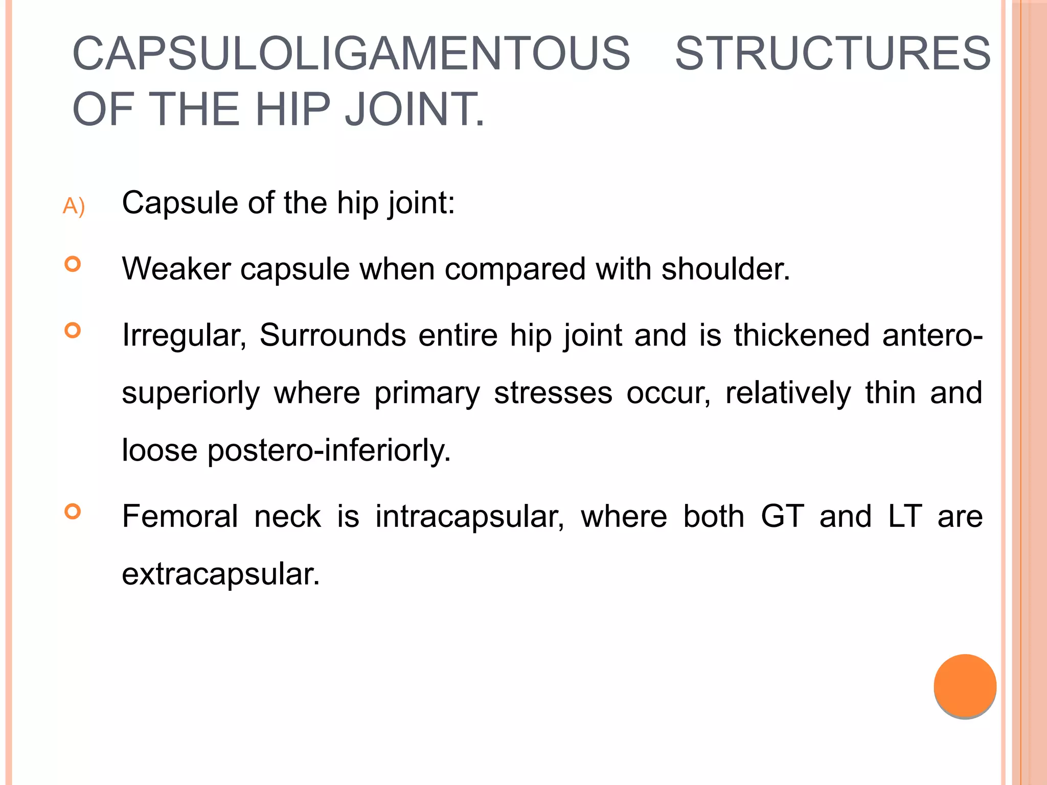 Hip joint biomechanics and pathomechanics | PDF