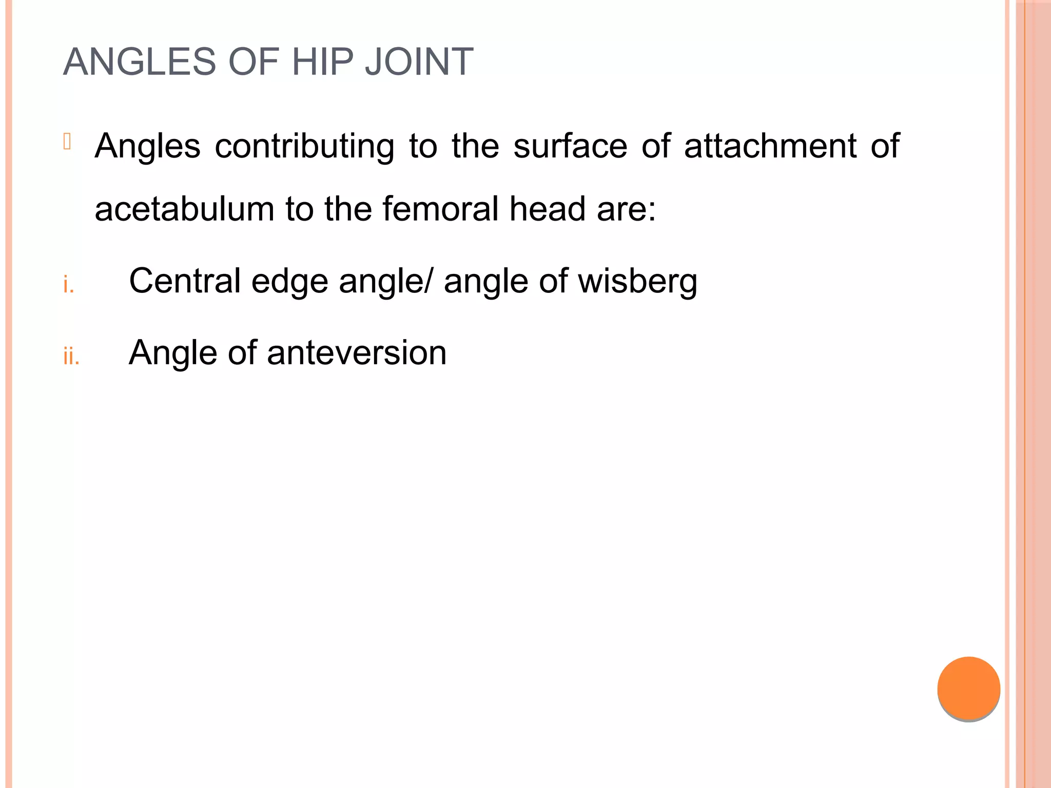 Hip joint biomechanics and pathomechanics | PDF