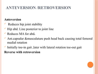 Hip joint biomechanics and pathomechanics | PDF