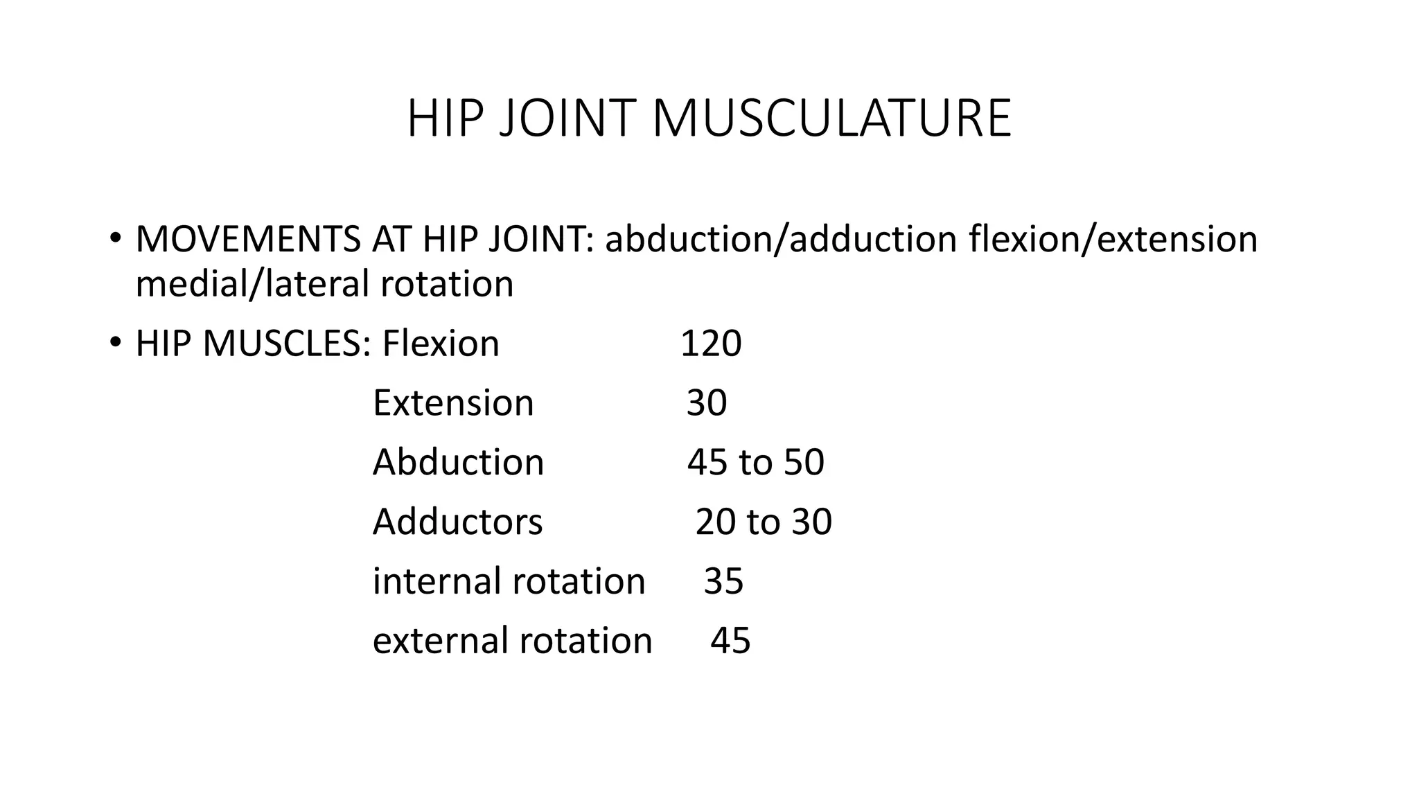 Hip joint biomechanics | PPTX