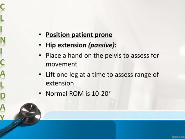 Hip joint examination | PPT