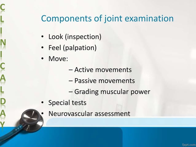 Hip joint examination | PPT