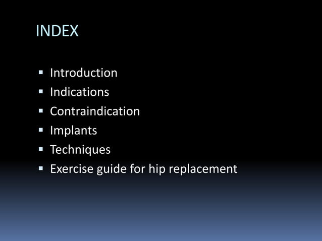 Hip joint replacement | PPT