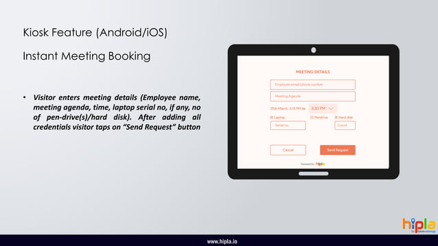 HIPLA – Visitor Management System | PDF | Web Conferencing | Computer Software and Applications